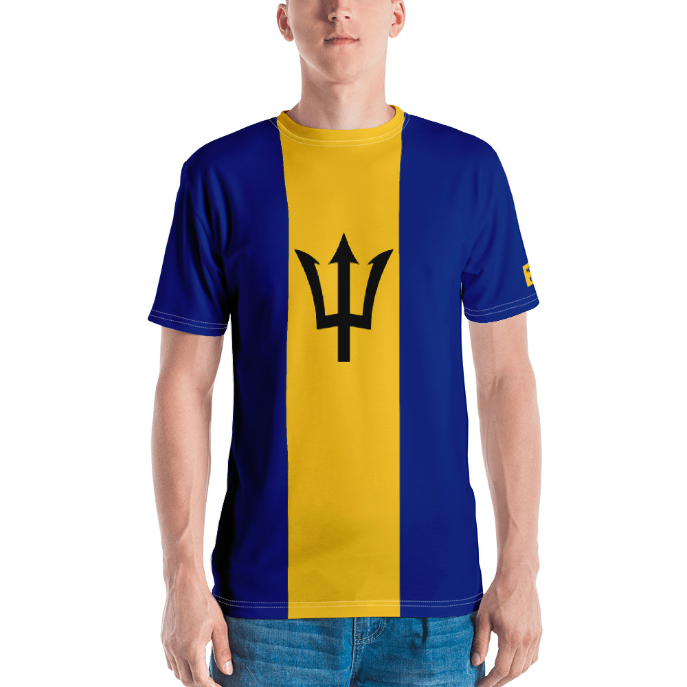 Barbados Flag Men's T-shirt - Flag and Country