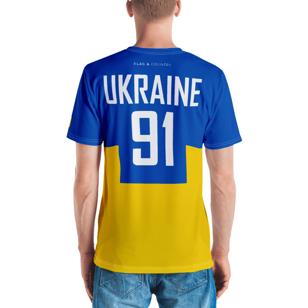 Ukraine Flag Men's T-shirt - Flag and Country