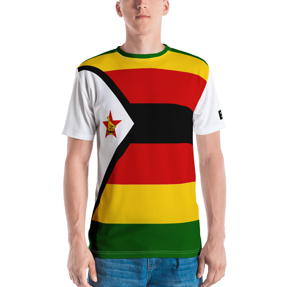 Zimbabwe Flag Men's T-shirt - Flag and Country