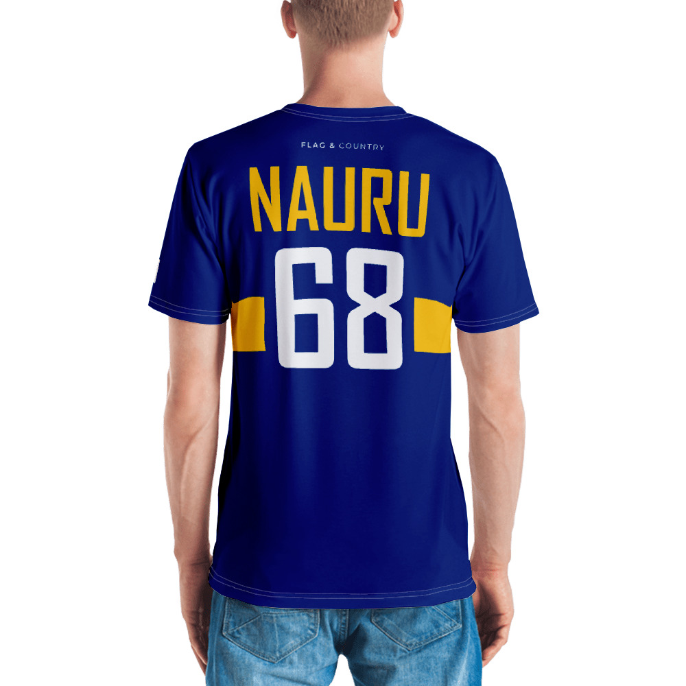 Nauru Flag Men's T-shirt - Flag and Country