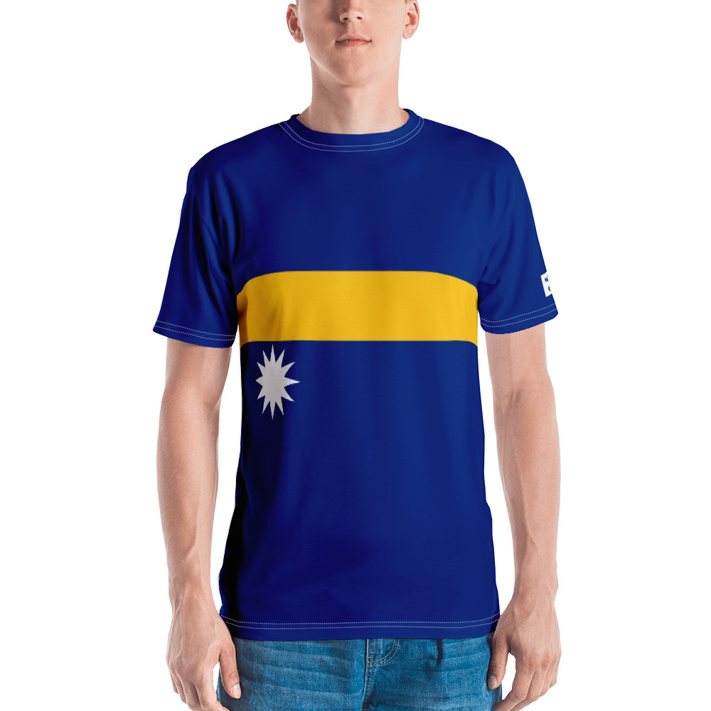 Nauru Flag Men's T-shirt - Flag and Country