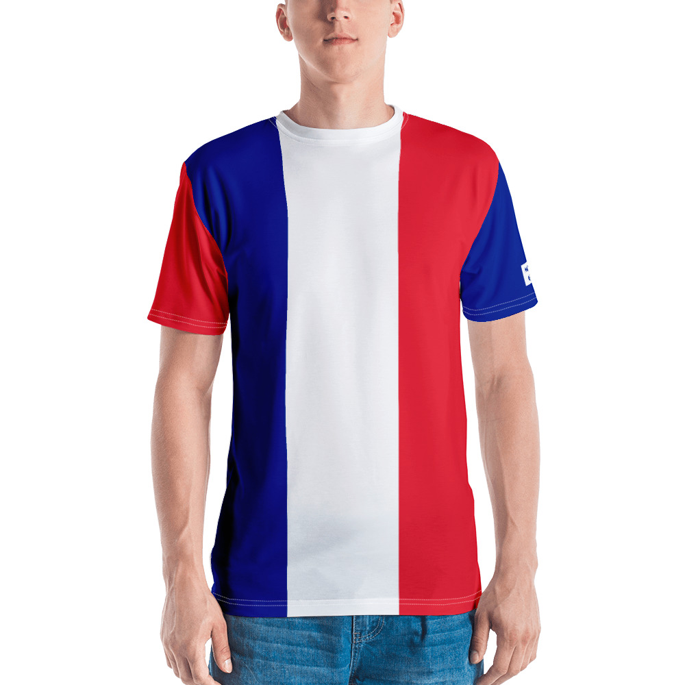 French Flag Men's T-shirt - Flag and Country