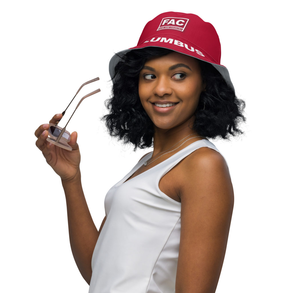 Columbus Reversible bucket hat - Flag and Country